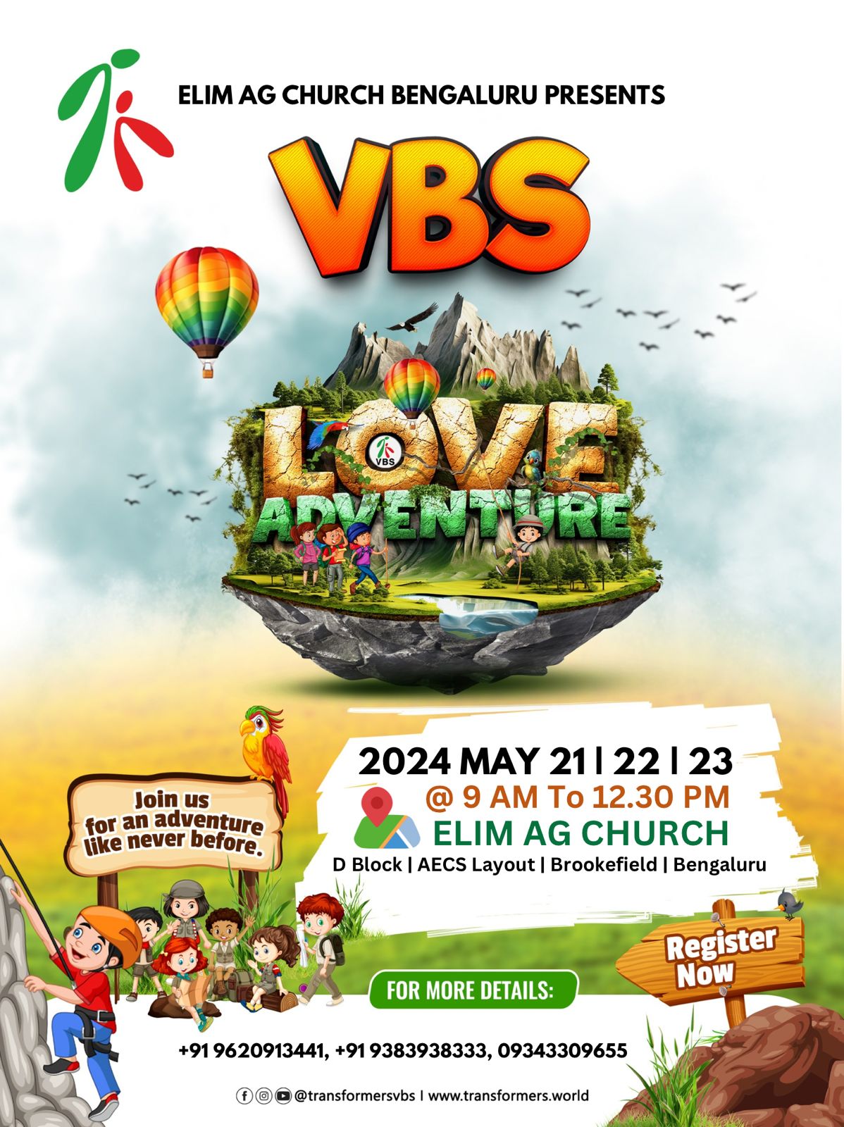 VBS At Elim AG Church - ELIM AG PRAYER CENTRE